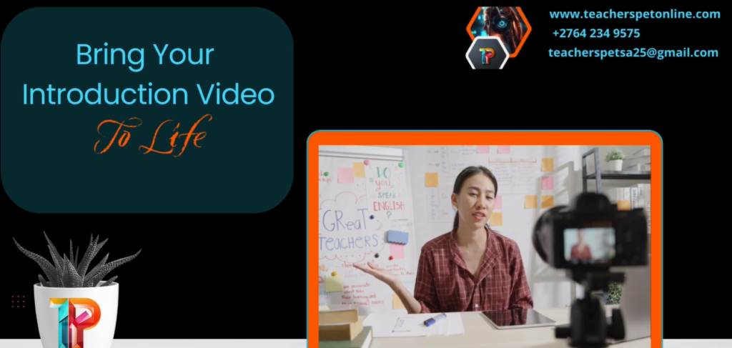Introduction Video Editing - teacherspet